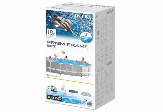 ערכת יצרן בריכת INTEX עמודים עגולה קוטר 549 עומק 122 דגם 26732