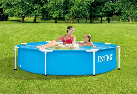 בריכת עמודים עגולה 244 עומק 51 INTEX דגם 28205