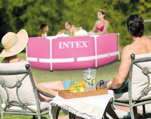 בריכת עמודים עגולה 244 עומק 76 INTEX דגם 28290