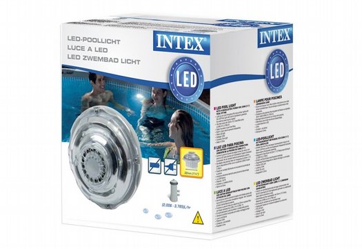 מנורת לד המתחברת לדופן הבריכה INTEX