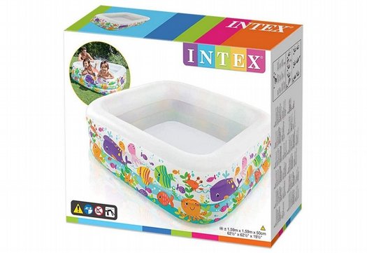 בריכה ריבועית מתנפחת INTEX דגם 57471